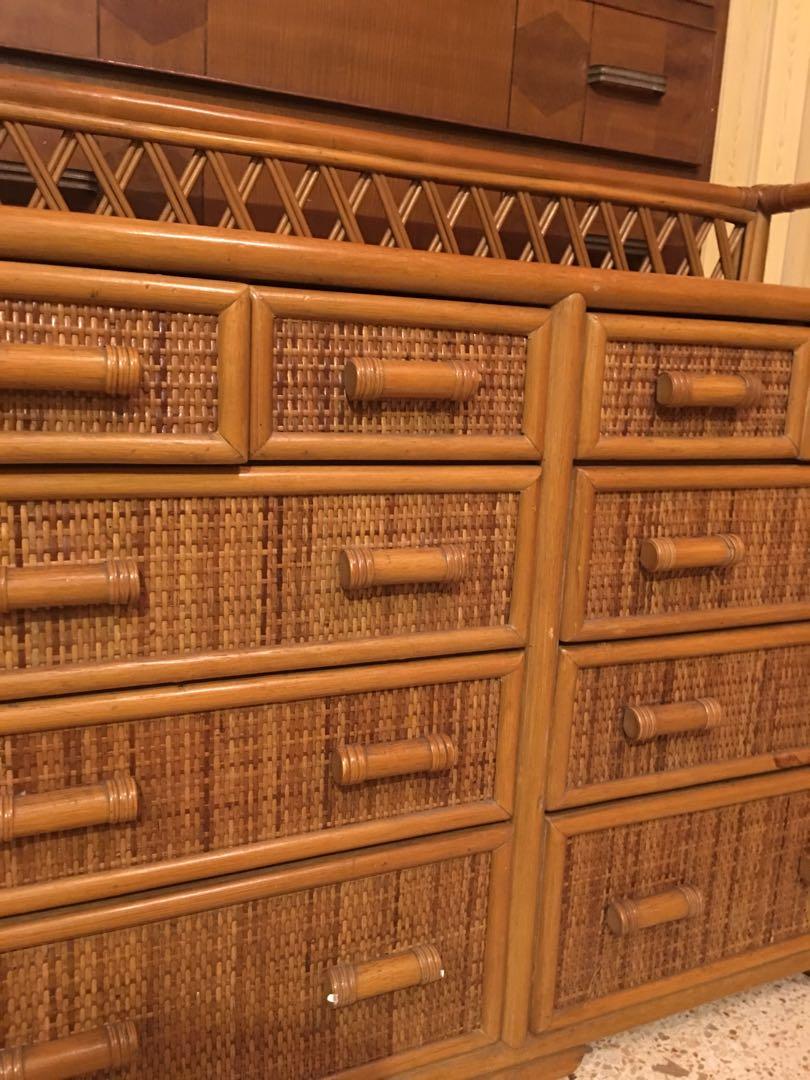 Japanese rattan drawer, Furniture & Home Living, Furniture, Shelves ...