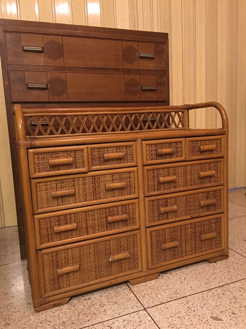 Japanese rattan drawer, Furniture & Home Living, Furniture, Shelves ...