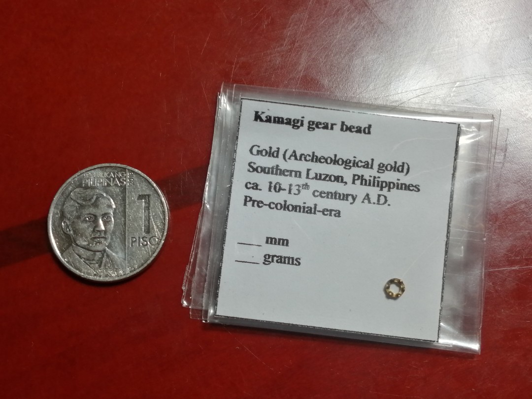 Kamagi Gold Gear bead 10-13th Century Pre-Colonial Philippines ...