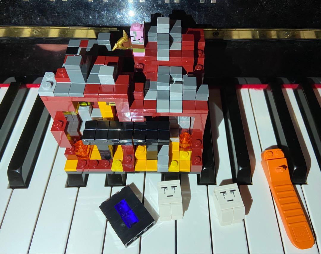Lego 樂高 minecraft 21106 micromindo el infietno ghast zombie pigman ...