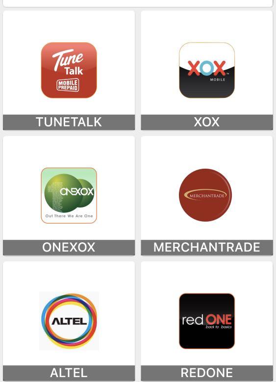 Malaysia Prepaid Card Reload Topup Celcom Hotlink Digi Umobile oneXOX ...