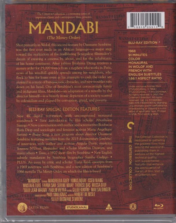 Mandabi (Criterion Collection 1065) Blu ray / Bluray, Hobbies & Toys ...