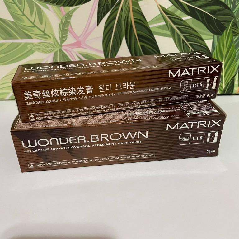 Matrix Wonder Brown Hair Color 90ml, Beauty & Personal Care, Bath ...