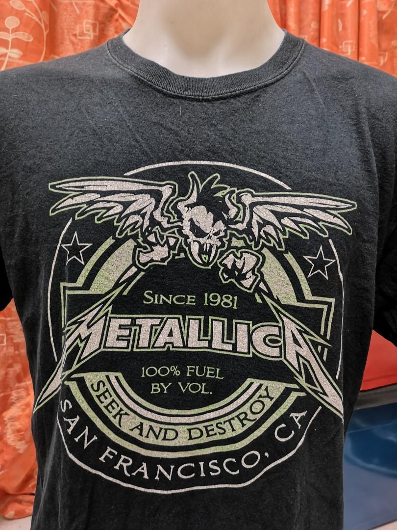 Metallica 2011 TShirt, Men's Fashion, Tops & Sets, Tshirts & Polo Shirts on Carousell
