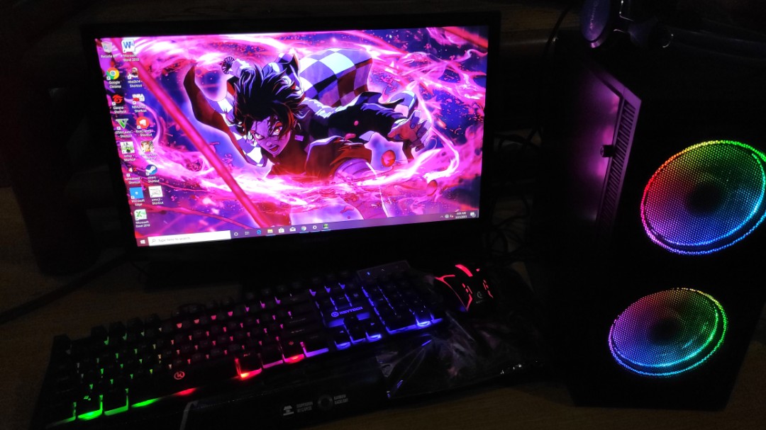 Mid gaming computer set, Computers & Tech, Desktops on Carousell