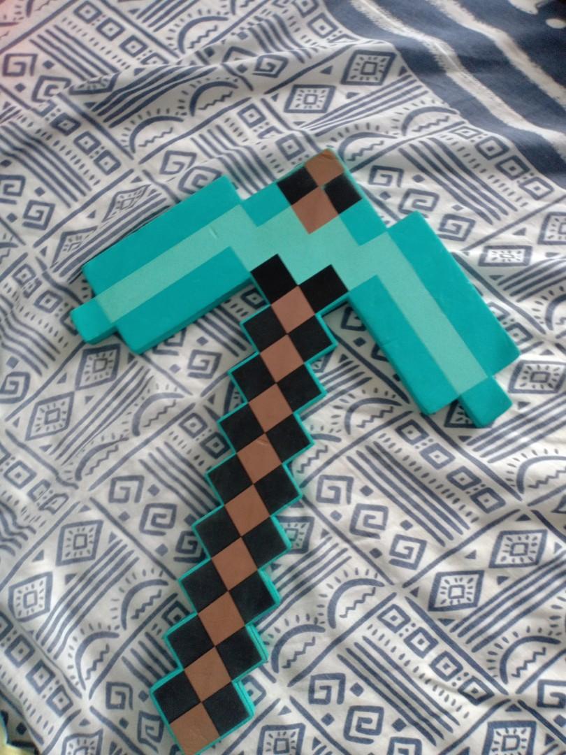 Minecraft Diamond Pickaxe Toy, Hobbies & Toys, Toys & Games on Carousell