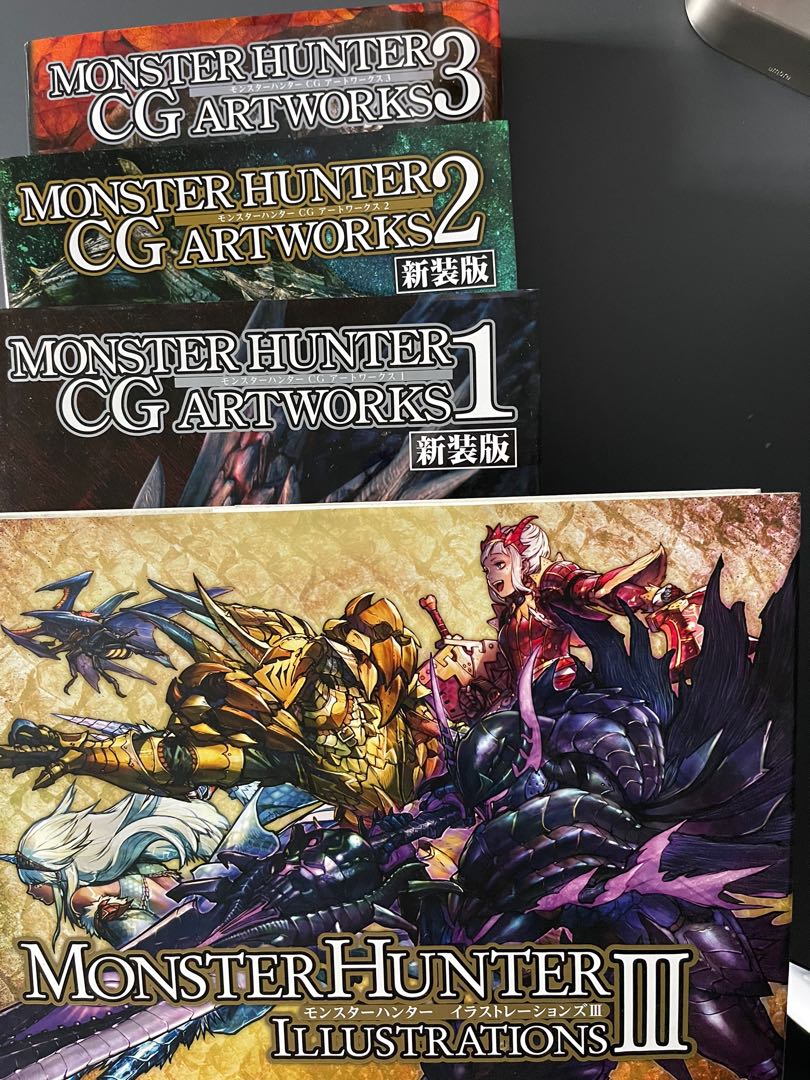 Monster Hunter CG Artworks 1, 2, 3, Video Gaming, Video Games ...