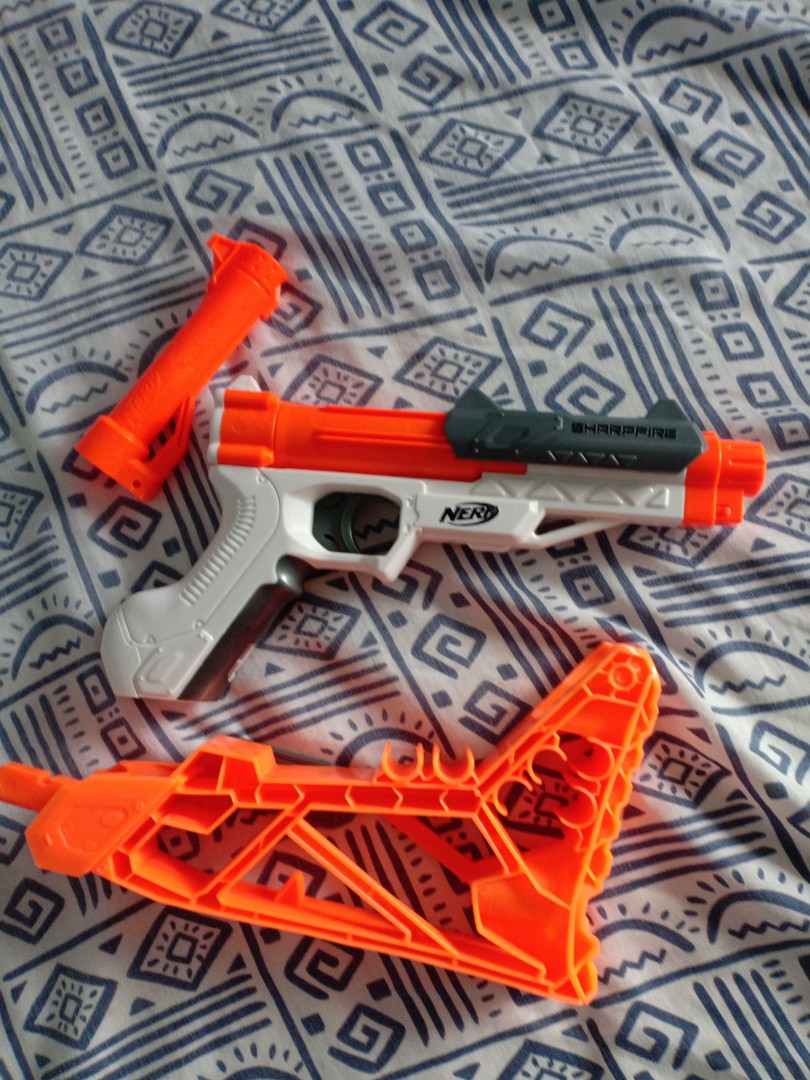 Nerf Sharpfire toy gun, Hobbies & Toys, Toys & Games on Carousell