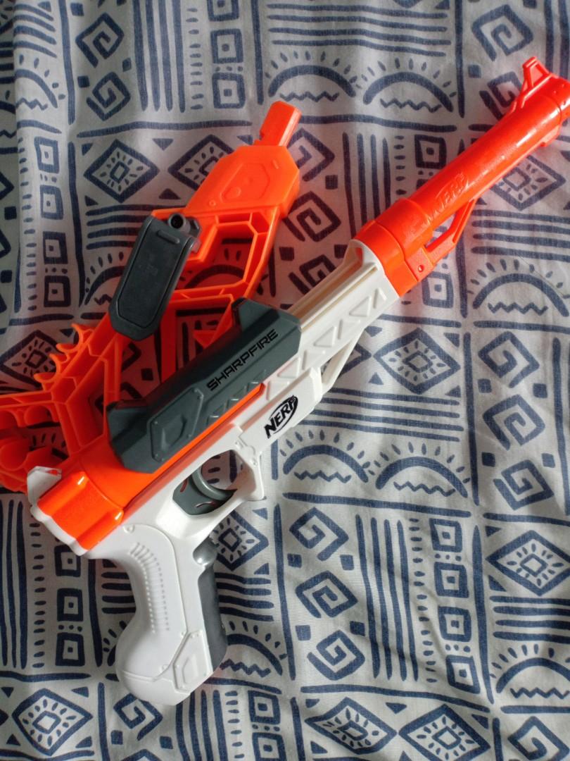 Nerf Sharpfire toy gun, Hobbies & Toys, Toys & Games on Carousell