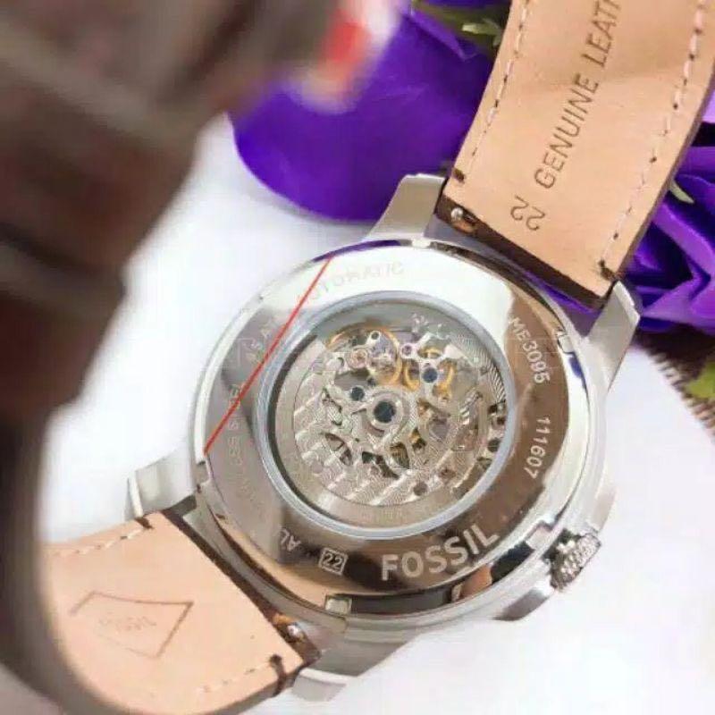 Original 100% Fossil Watch Automatic Me3095, Fesyen Pria, Jam Tangan di ...