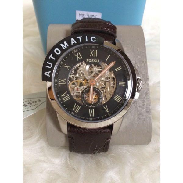 Original 100% Fossil Watch Automatic Me3095, Fesyen Pria, Jam Tangan di ...
