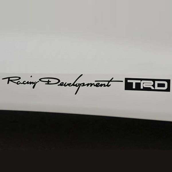 Original TRD Sticker Black, Auto Accessories on Carousell