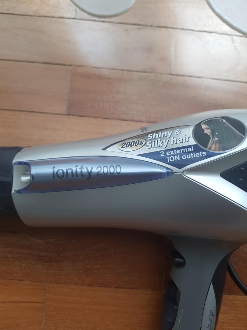 Panasonic Ionity 2000 Hair Dryer, Beauty & Personal Care, Hair on Carousell