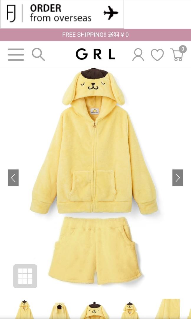 Pompompurin Hoodie Jacket and Short Set, Women's Fashion, Coats ...