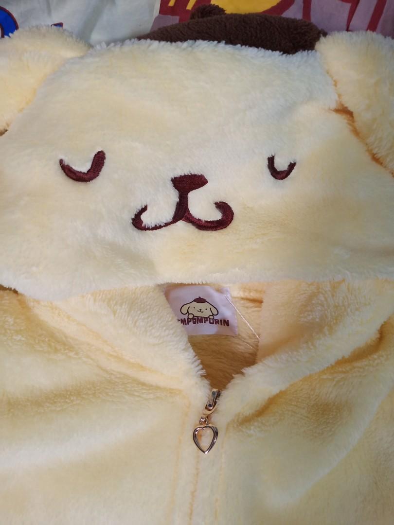 Pompompurin Hoodie Jacket and Short Set, Women's Fashion, Coats ...