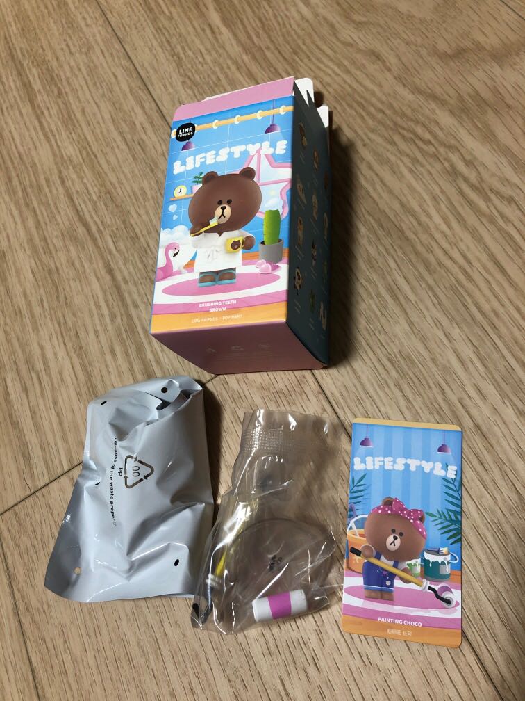 Pop Mart Line Friends - Lifestyle (Painting Choco), Hobbies & Toys ...