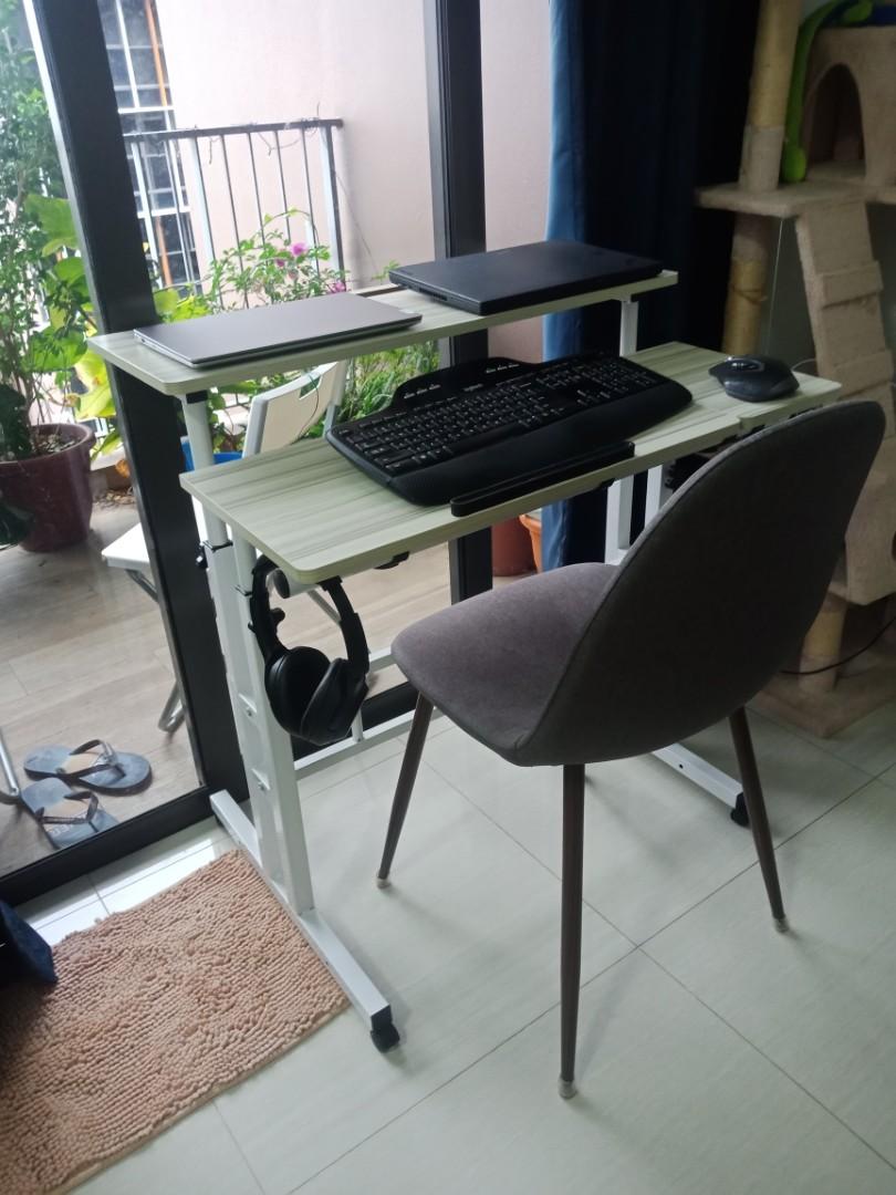 Portable computer table, Furniture & Home Living, Furniture, Tables ...