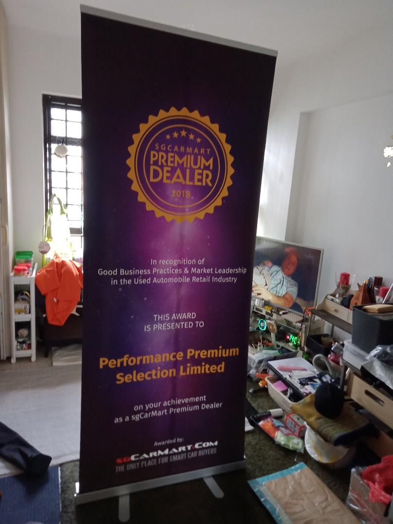 Portable poster stand, Everything Else on Carousell