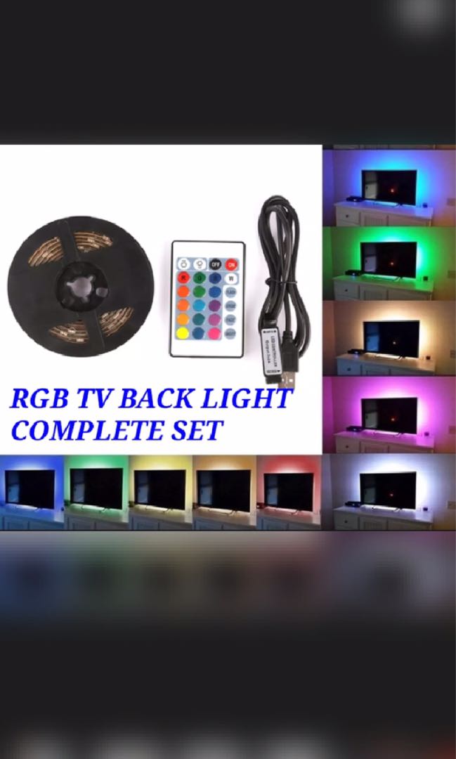RGB TV backlight 5050 model, TV & Home Appliances, TV & Entertainment ...