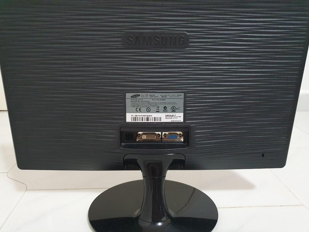 Samsung 20" Monitor S20B300B, Electronics, Computer Parts & Accessories ...