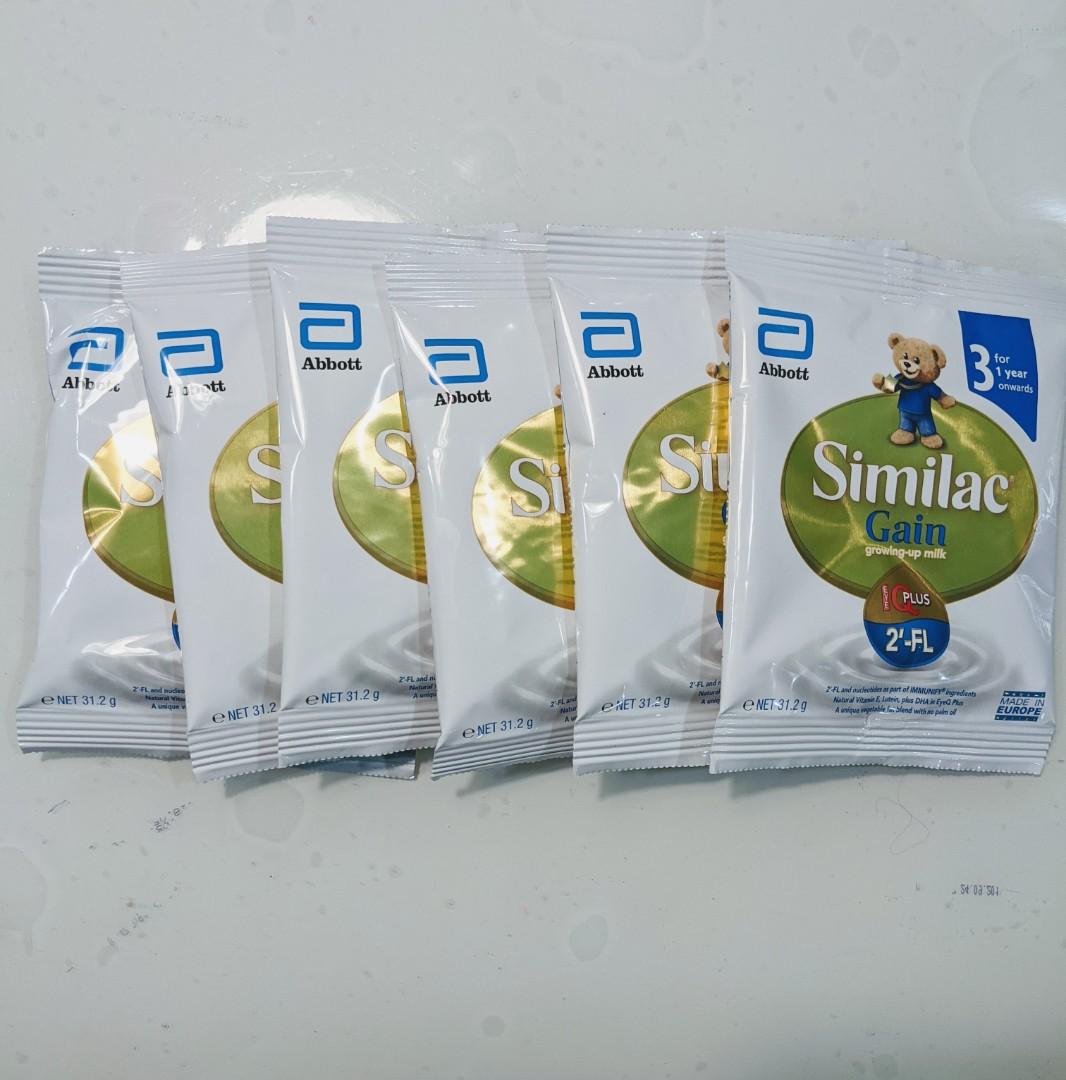 Similac Gain IQ Plus (10 packets), Babies & Kids, Nursing & Feeding ...