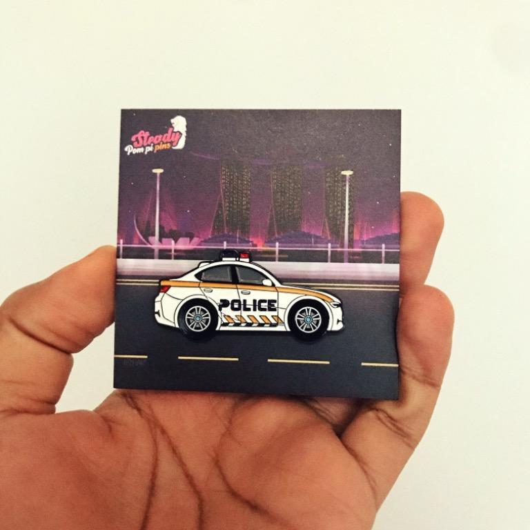 SPF TP Expressway Patrol car - BMW 3 series Pin / Magnet for bags ...