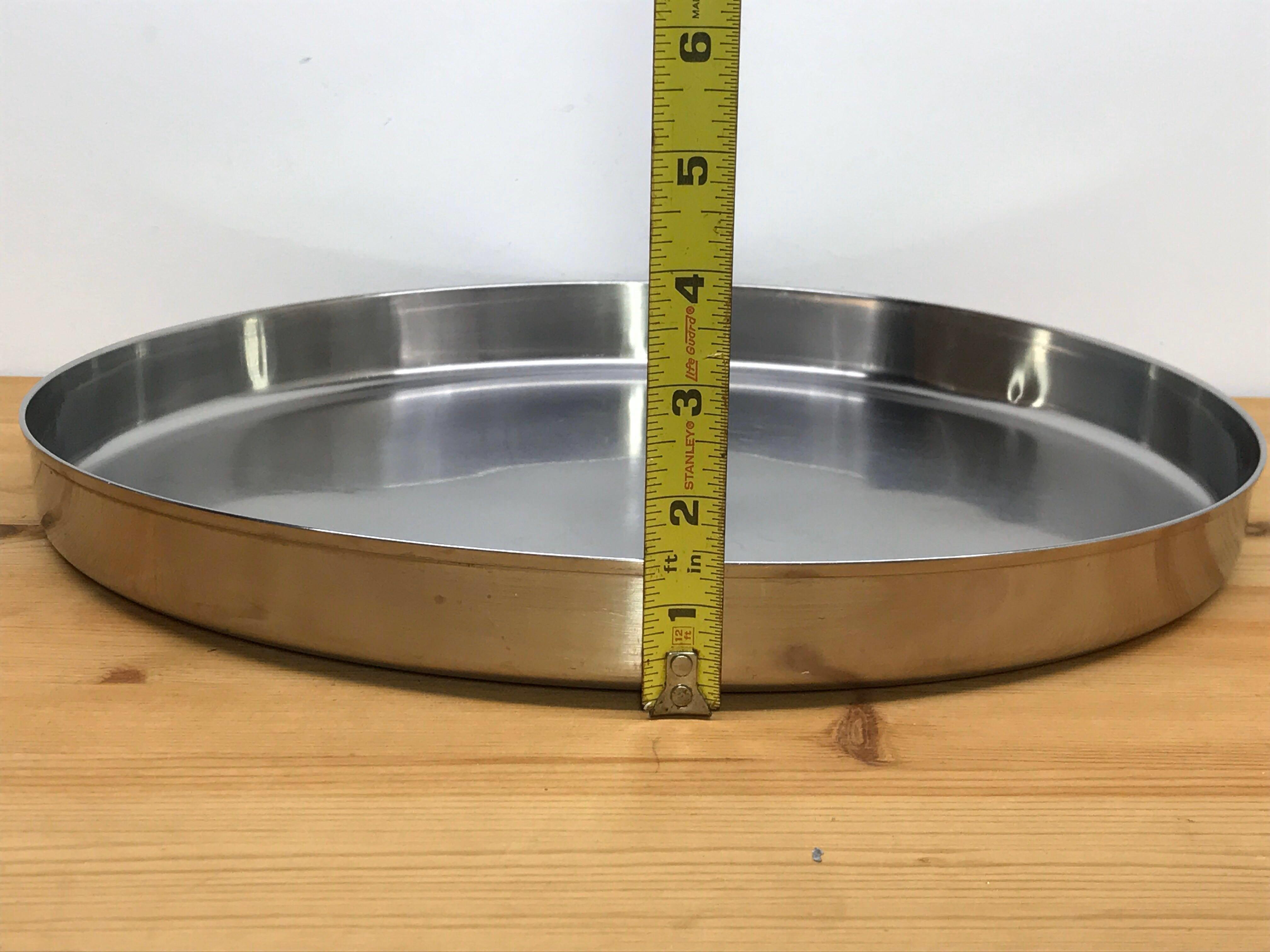 Stainless Steel Round Tray , Furniture & Home Living, Kitchenware ...