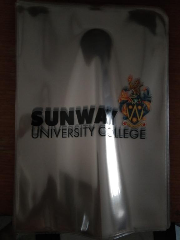 Sunway University College Transparent A4 Paper Folder File (Total 17 ...