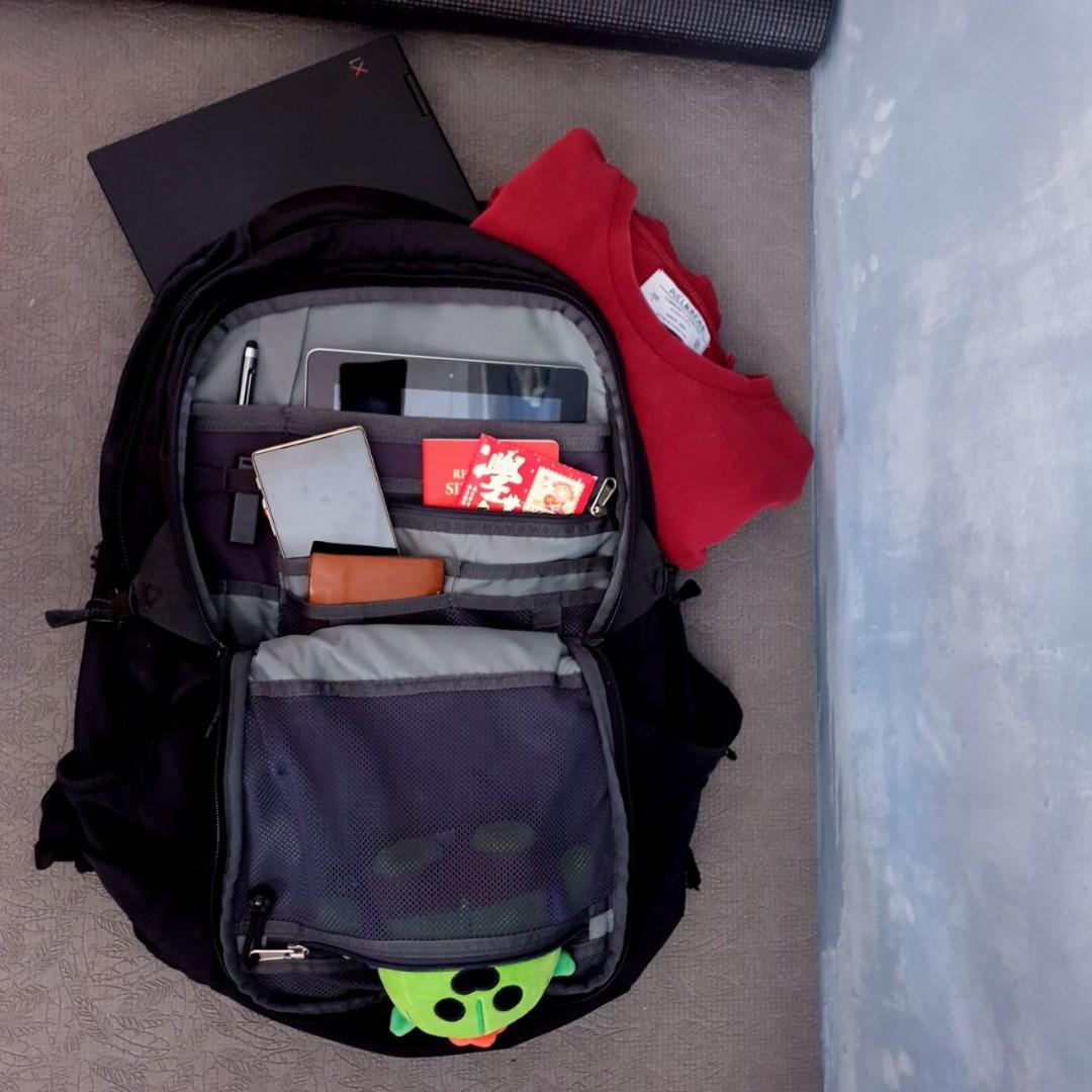 The North Face The Router Customised Black BackPack (TNF), Men's ...