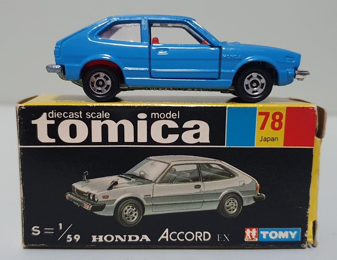Tomica Honda Accord CVCC EX #78, Hobbies & Toys, Toys & Games on Carousell