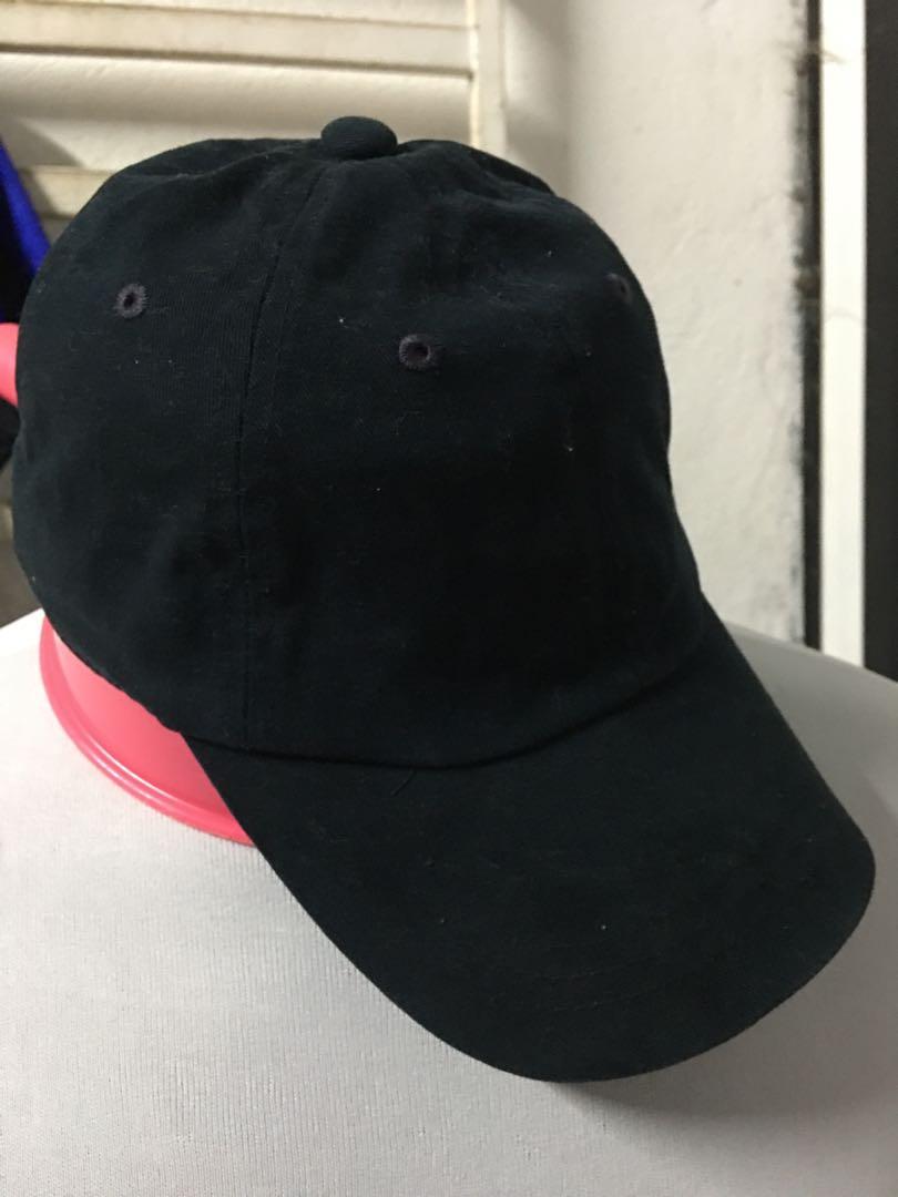 Topi Hitam Kosong, Men's Fashion, Watches & Accessories, Cap & Hats on ...