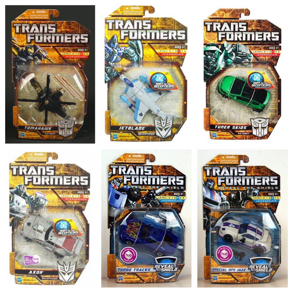 Transformers Tomahawk & Hunt for the Decepticons HFTD Jetblade & Tuner ...