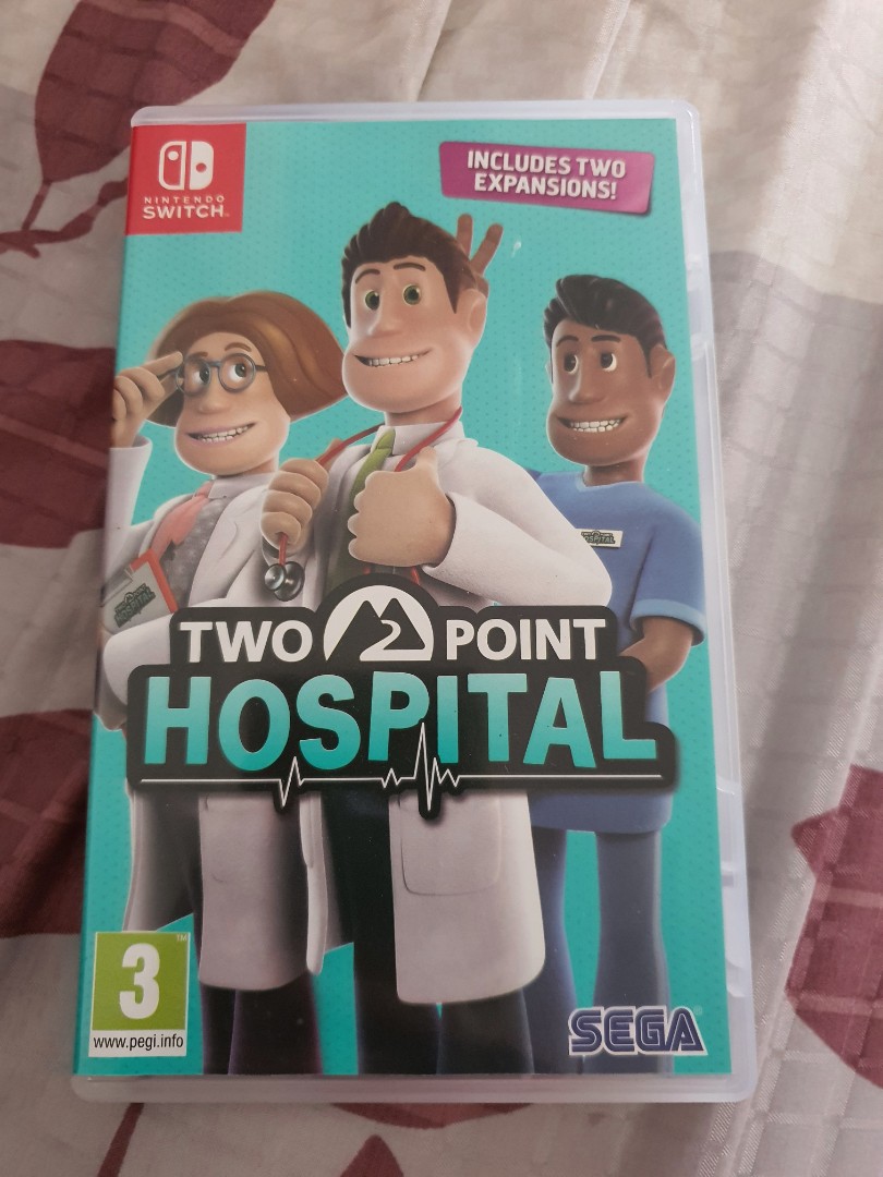 [USED] Two Point Hospital Switch, Video Gaming, Video Games, Nintendo ...