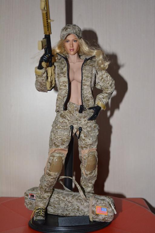 Verycool 1 6 Scale Digital Camouflage Women Soldier Vcf 2030 Jessica