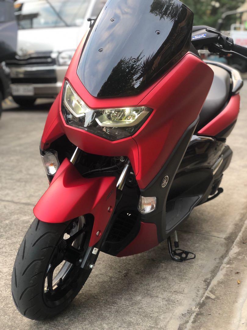 2021 Nmax ABS Matte Red, Motorbikes, Motorbikes for Sale on Carousell