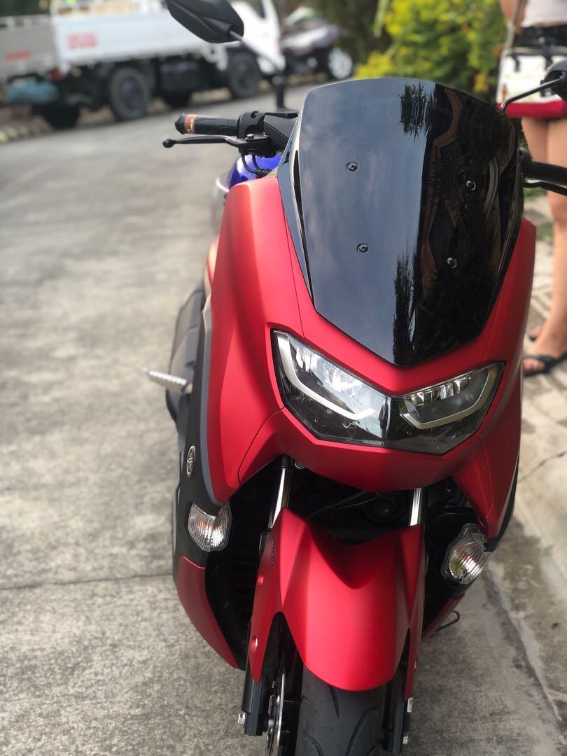 2021 Nmax ABS Matte Red, Motorbikes, Motorbikes for Sale on Carousell