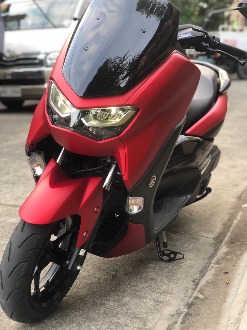 2021 Nmax ABS Matte Red, Motorbikes, Motorbikes for Sale on Carousell
