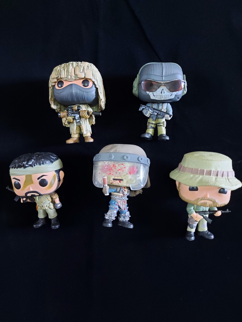 Funko Call of Duty Action Figure without boxes 絕版 罕有 收藏 Funko pop call ...