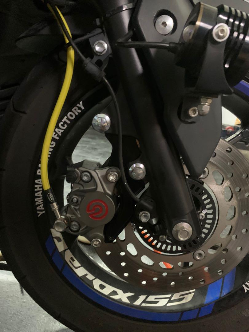 Aerox Brake Set Up, Motorcycles, Motorcycle Accessories on Carousell