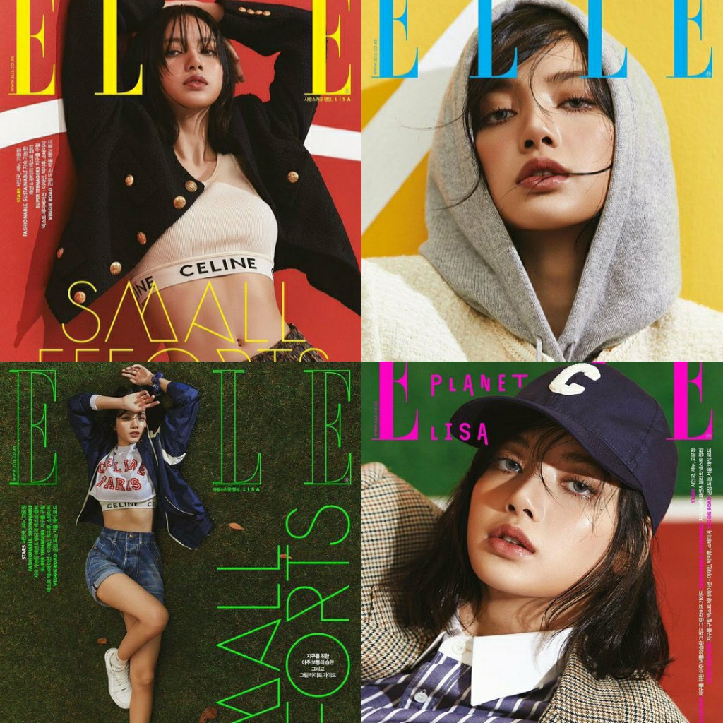 BLACKPINK LISA ELLE 2021.04 APRIL MAGAZINE ISSUE PREORDER, Hobbies ...