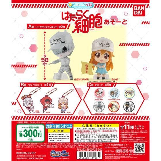 Cells at Work! Gashapon Assorted Lottery Prize A [White Blood Cell ...