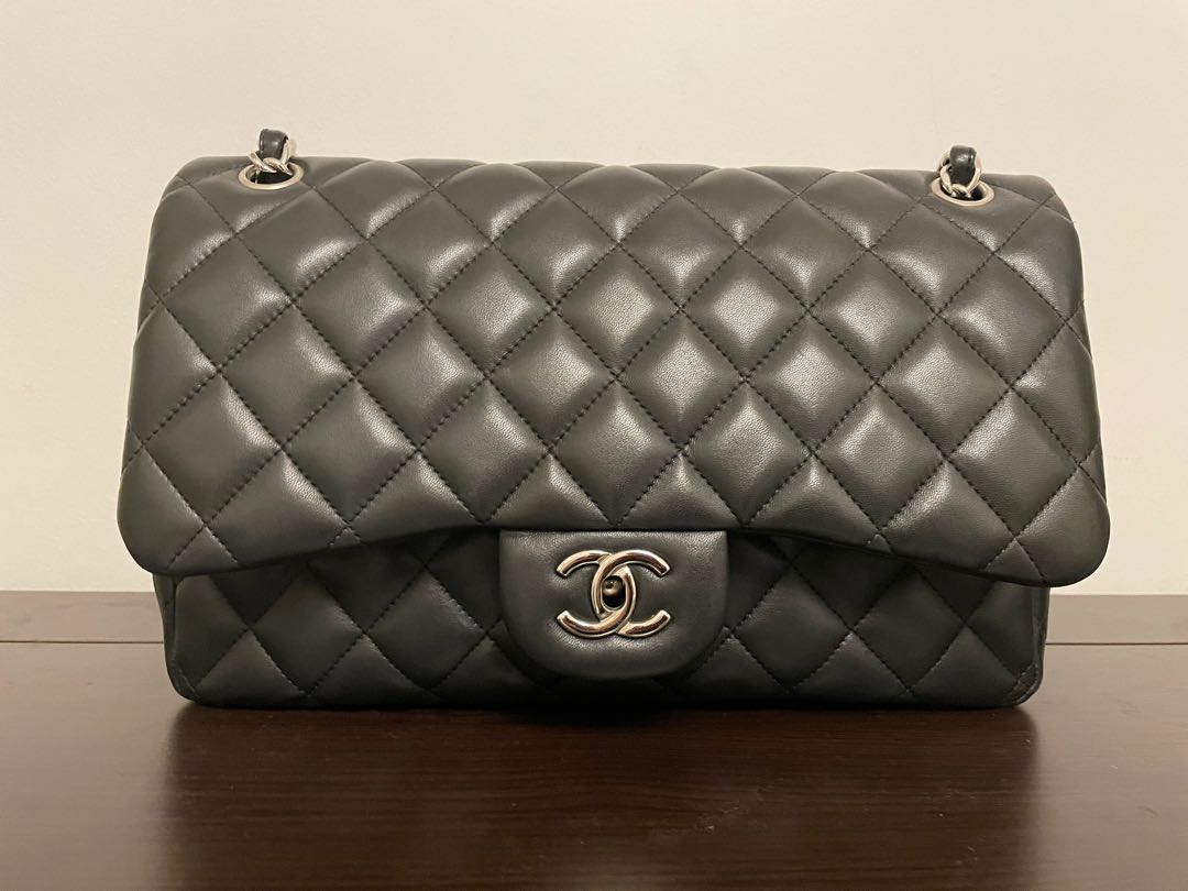 Chanel CF Double Flag Jumbo lambskin, Luxury, Bags & Wallets on Carousell