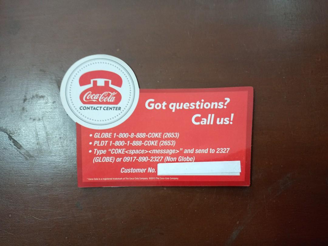 Coca Cola Contact Center Ref Magnet, Hobbies & Toys, Memorabilia ...