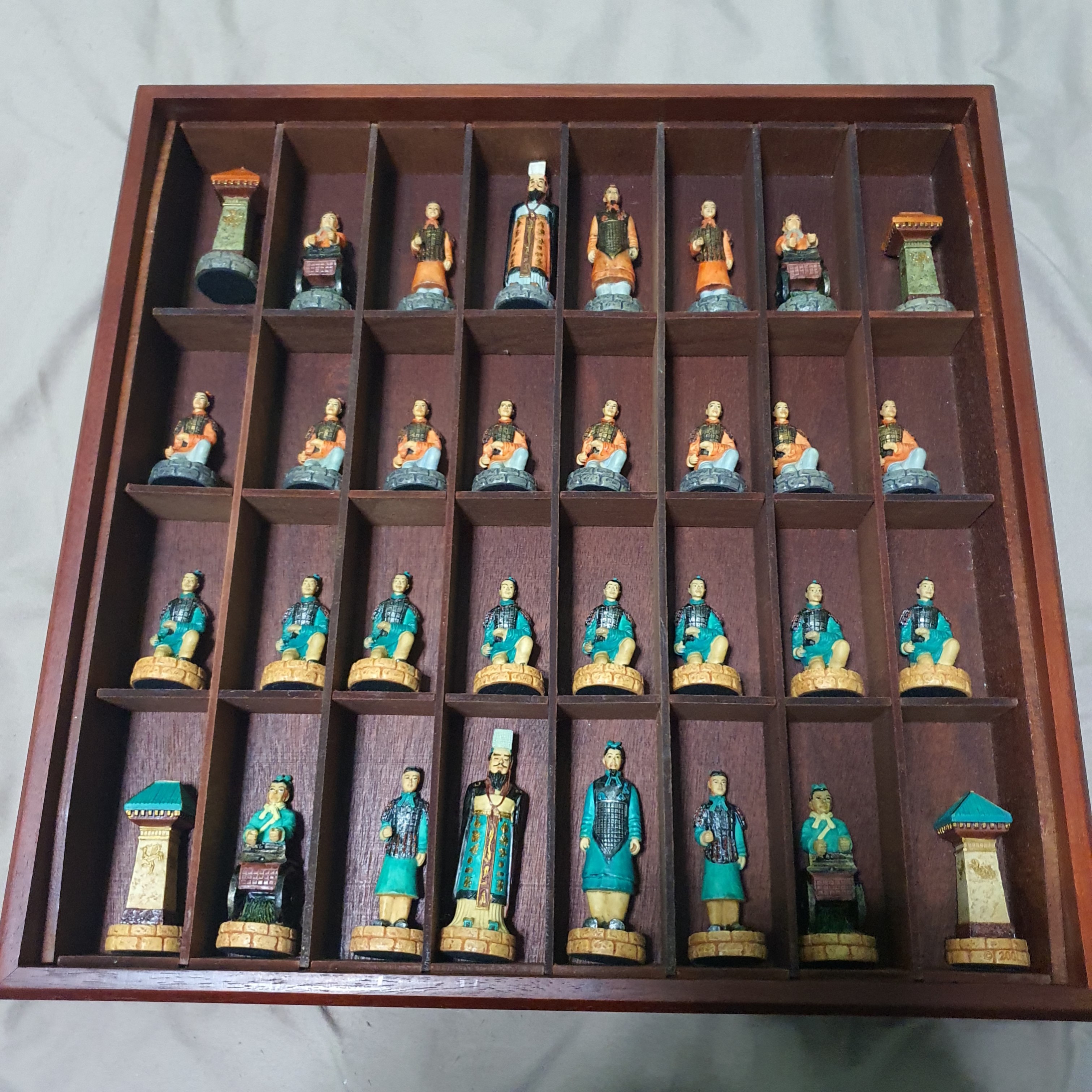 Handcrafted Collectible Chess Set - Chinese Army, Hobbies & Toys, Toys ...
