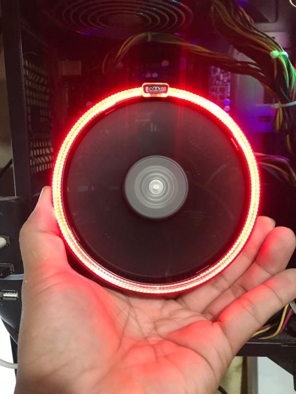 CPU COOLER (TOP BLOWER 92W E126MR) PC COOLER, 4-PIN SUPPORTED, RED ...