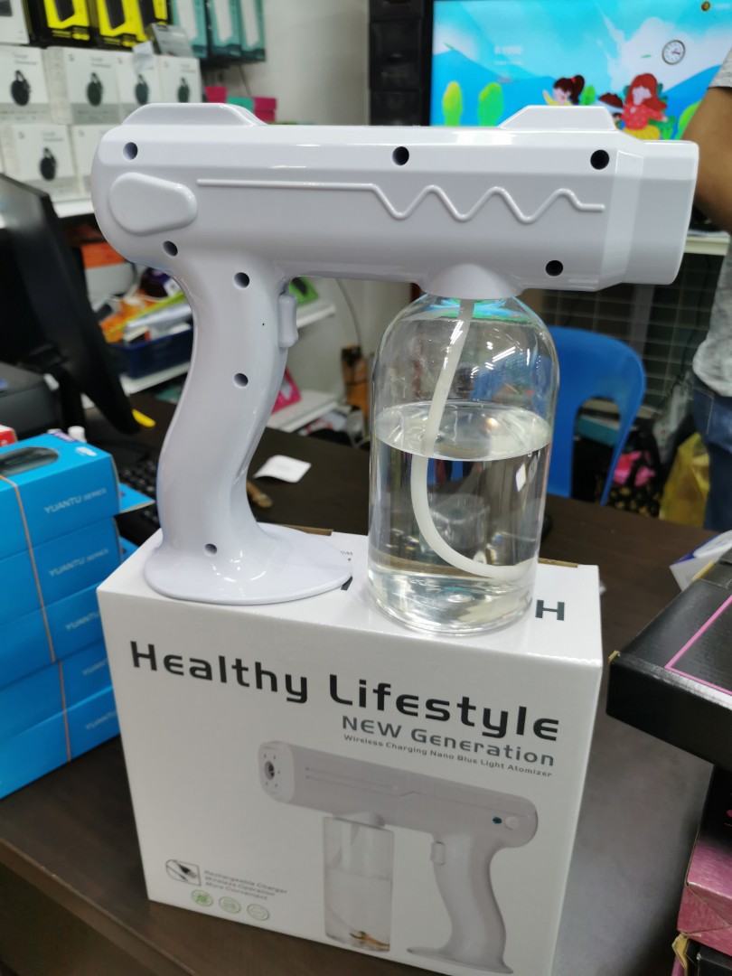 Disinfectant Spray Gun with blue ray light., TV & Home Appliances ...