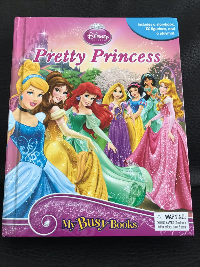 Disney Princess board book and play mat, Hobbies & Toys, Books ...
