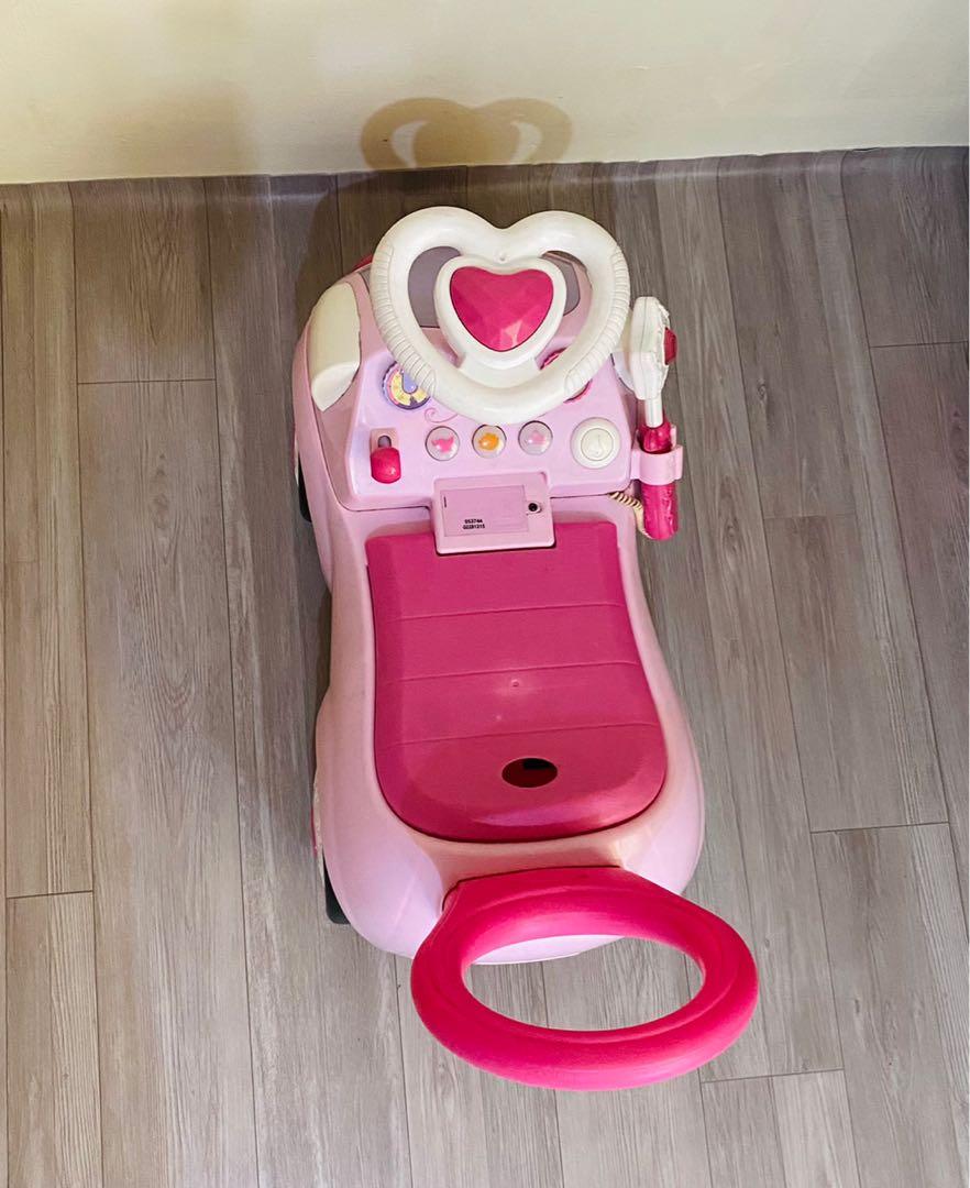Disney Princess Pink Car, Babies & Kids, Infant Playtime on Carousell