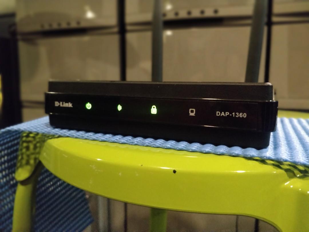 D-Link DAP 1360 Wireless N Range Extender, Computers & Tech, Parts ...