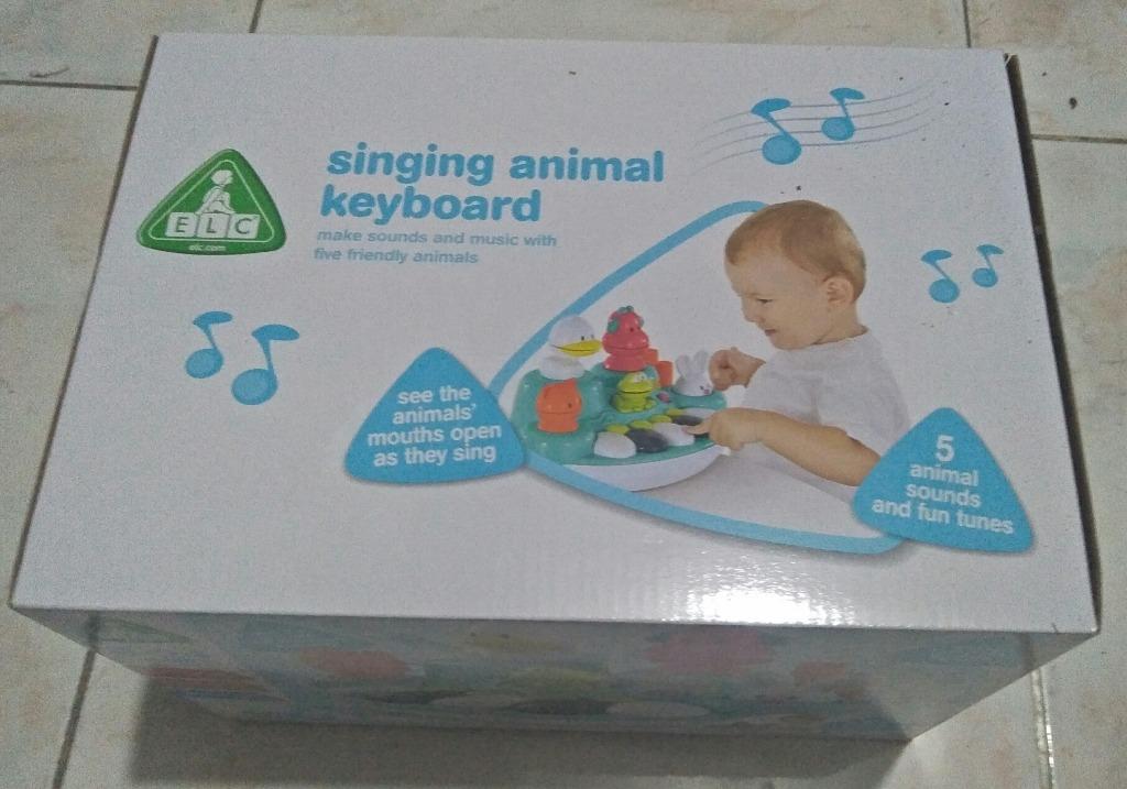 ELC singing animal keyboard, Bayi & Anak, Mainan & Baby Walker di Carousell